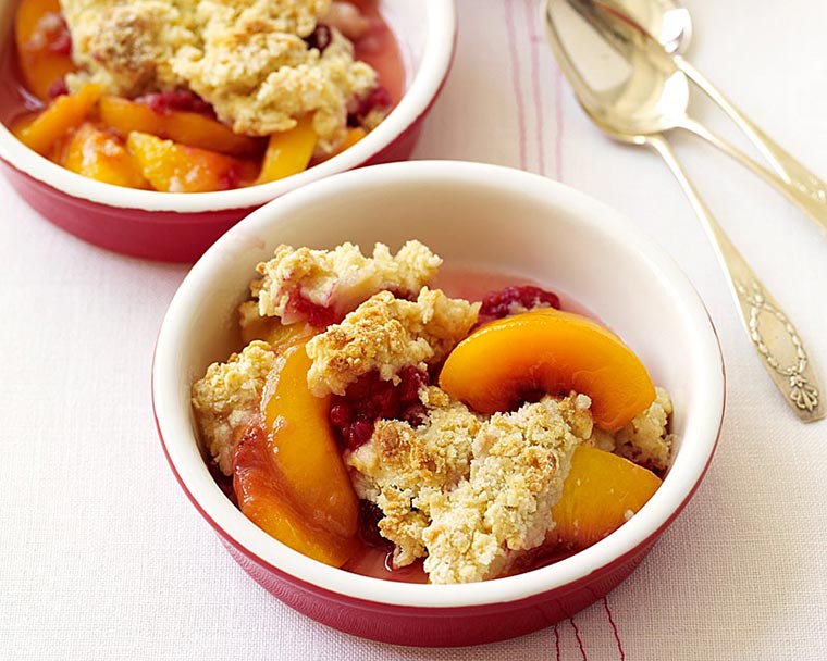 Raspberry-peach cobbler | Recipe | WW EPA